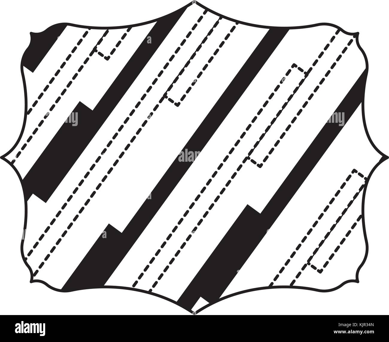 Isolated pattern frame design Stock Vector Image & Art - Alamy