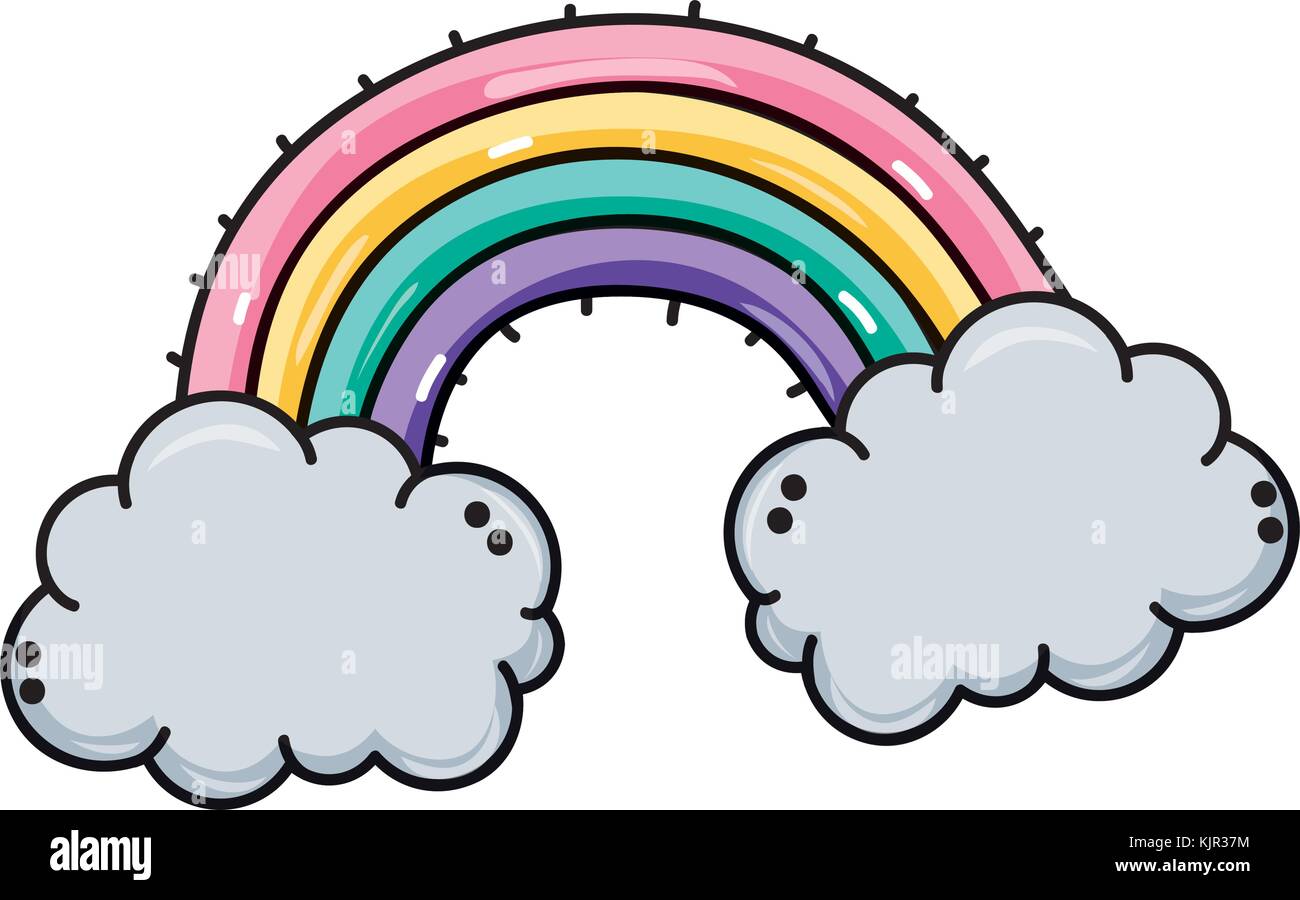 Cartoon rainbow design Stock Vector Image & Art - Alamy