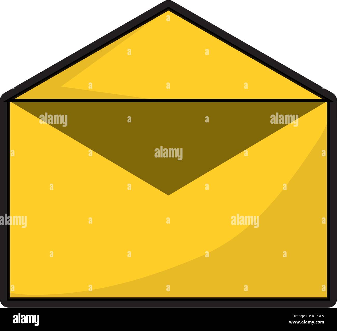 open envelope icon Stock Vector Image & Art - Alamy