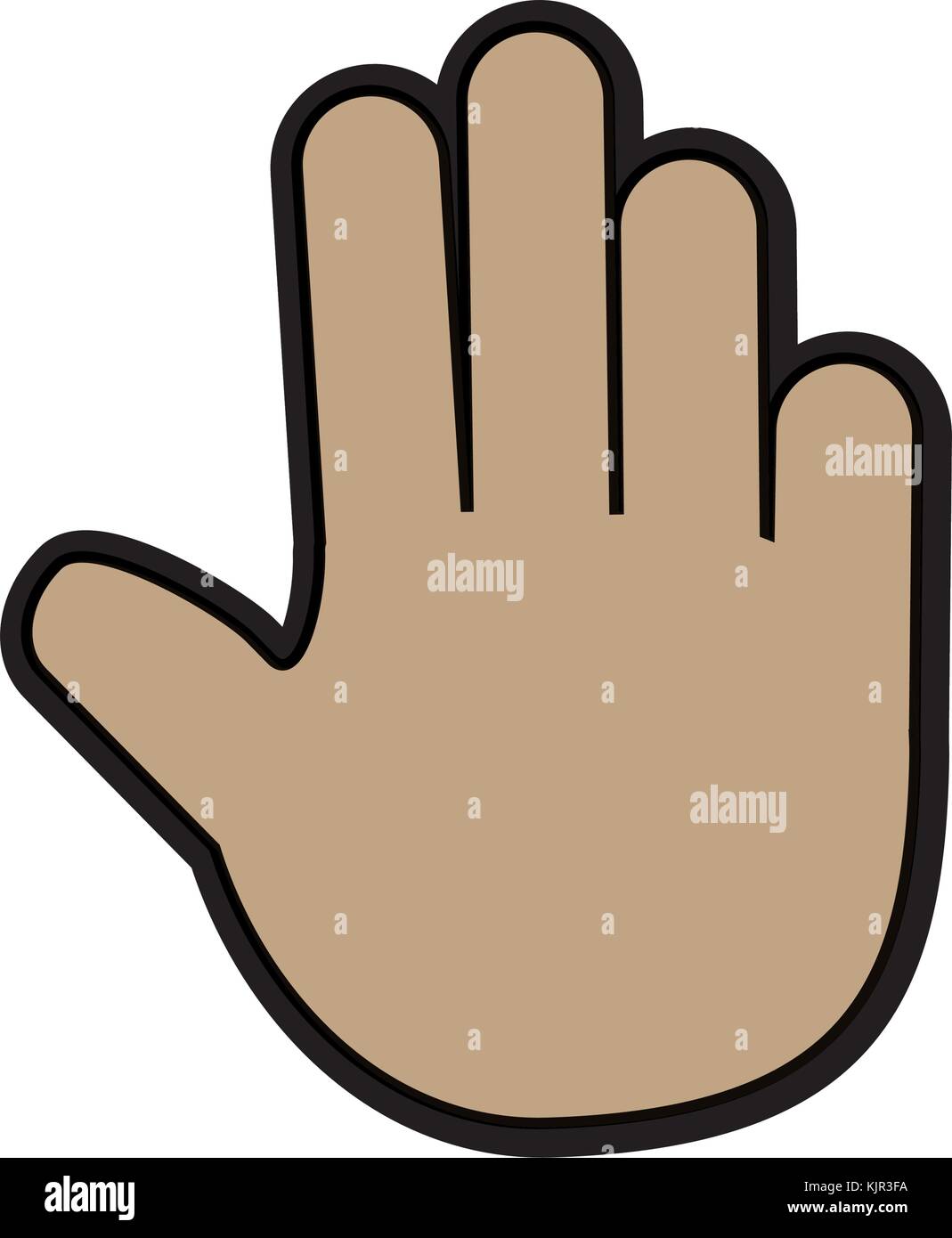 human hand icon Stock Vector Image & Art - Alamy