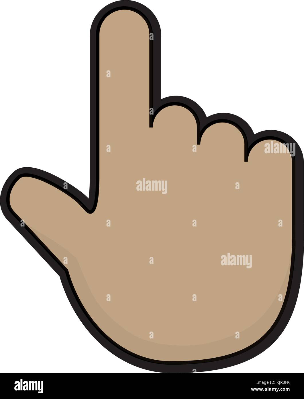 human hand icon Stock Vector Image & Art - Alamy