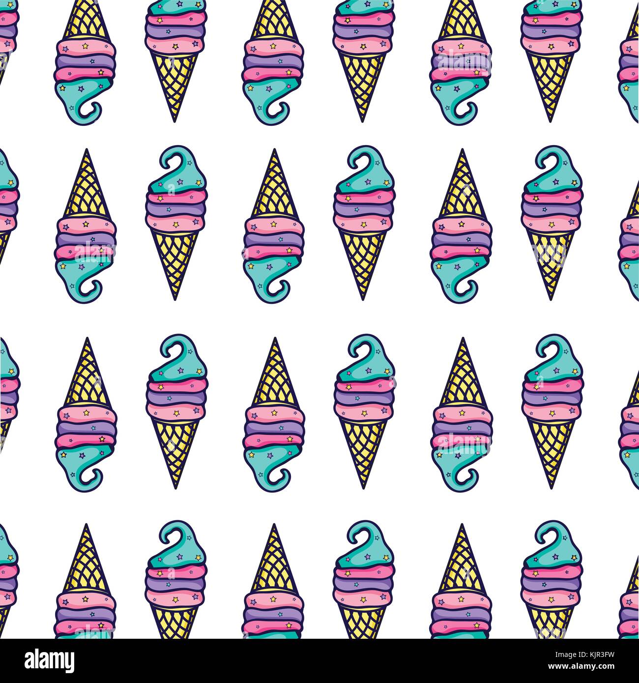 Isolated ice cream design Stock Vector Image & Art - Alamy