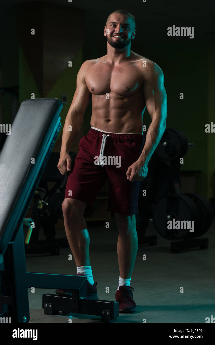 Handsome Good Looking And Attractive Young Man With Muscular Body ...