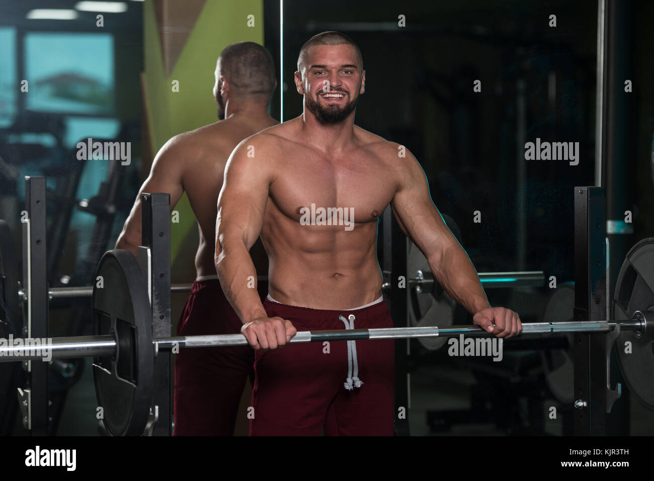 Handsome Good Looking And Attractive Young Man With Muscular Body ...