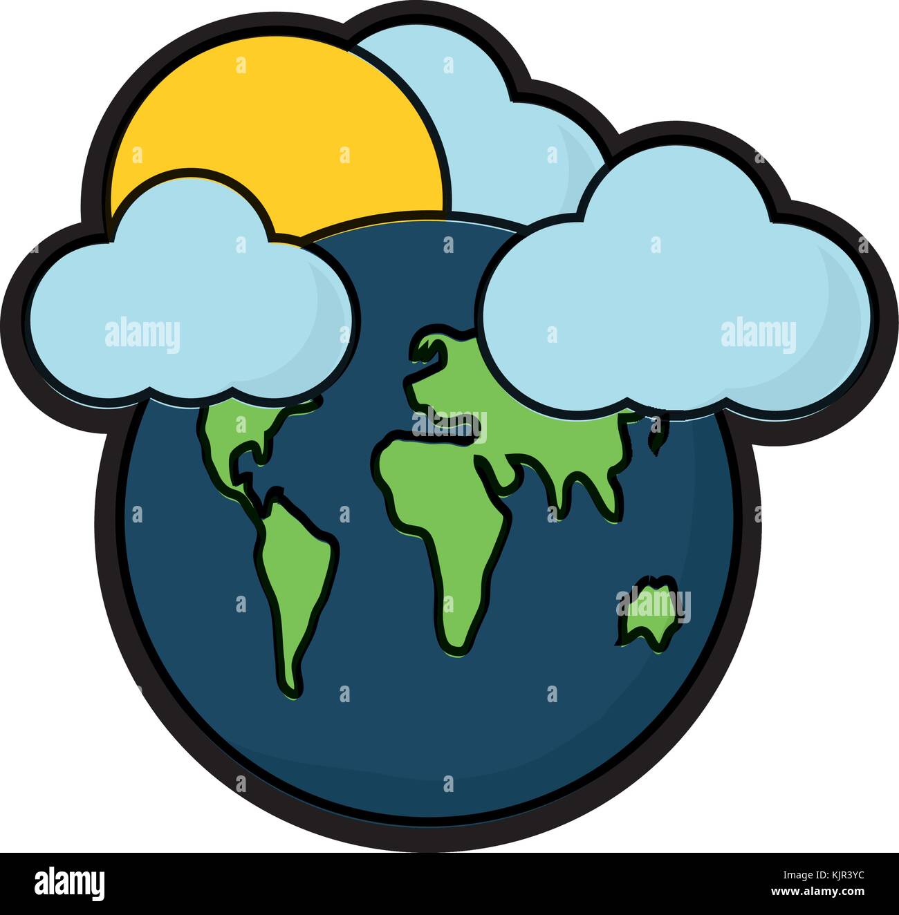 earth planet design concept Stock Vector Image & Art - Alamy