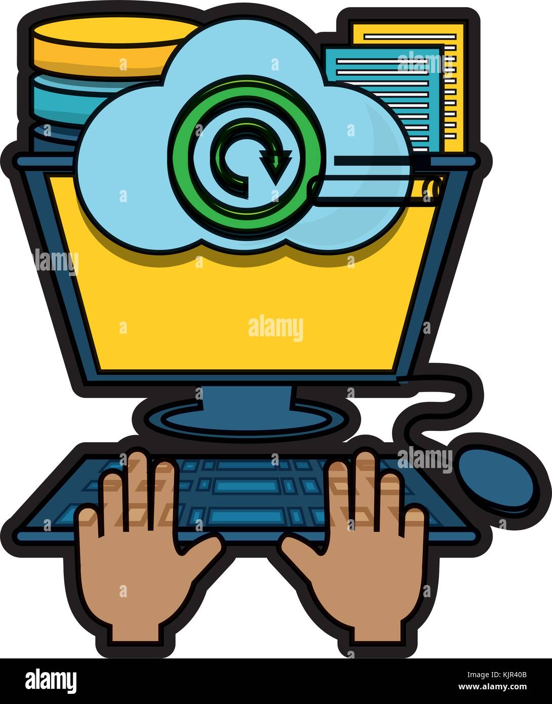 computer and dat center design Stock Vector Image & Art - Alamy
