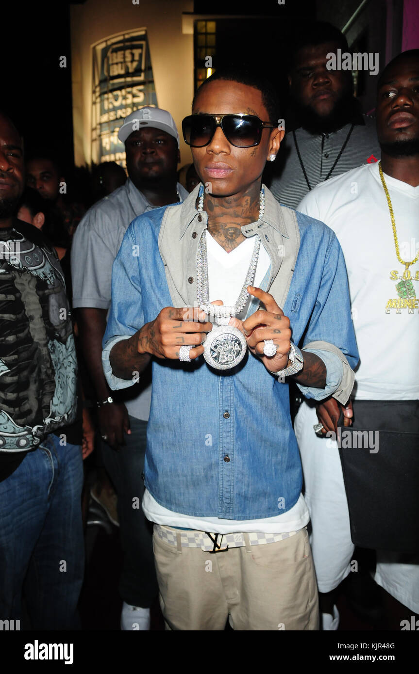 MIAMI BEACH, FL - JULY 29: Soulja Boy inside at his 21st birthday ...
