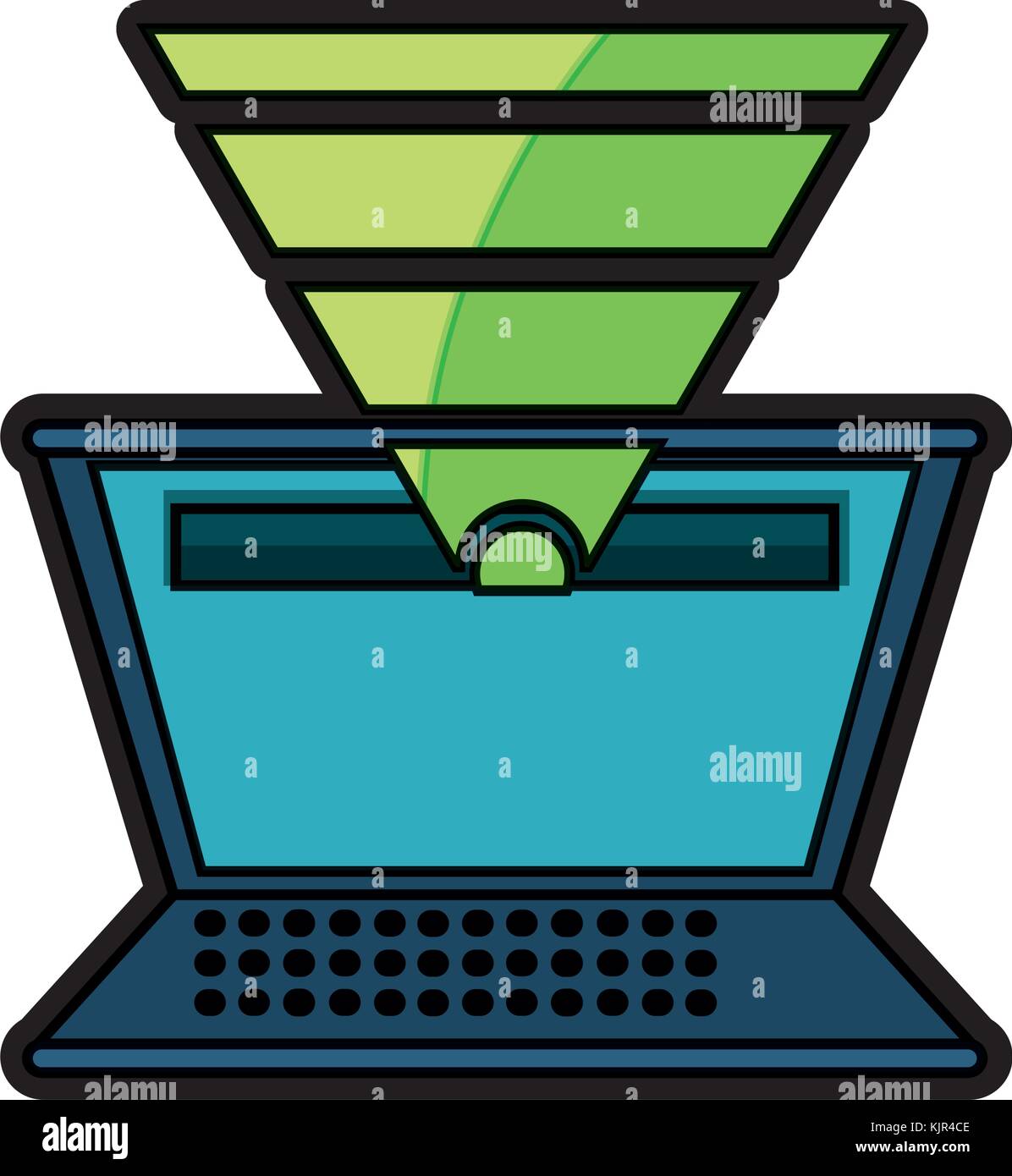 laptop computer design concept Stock Vector Image & Art - Alamy