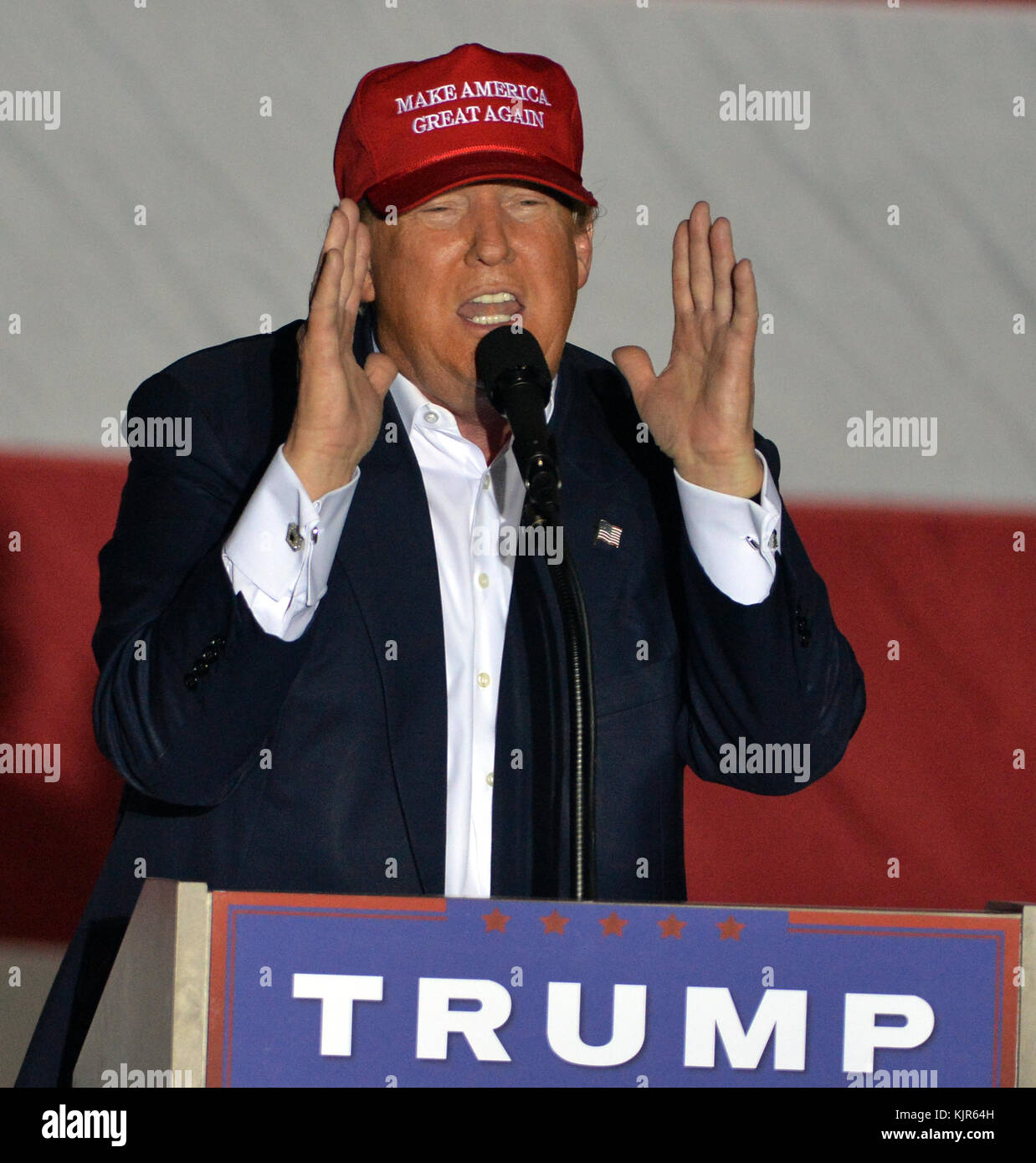 BOCA RATON, FL - MARCH 13: Republican presidential candidate Donald ...