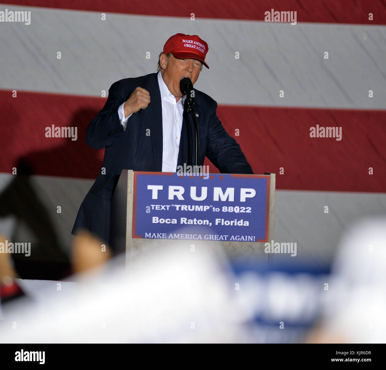 BOCA RATON, FL - MARCH 13: Republican presidential candidate Donald ...