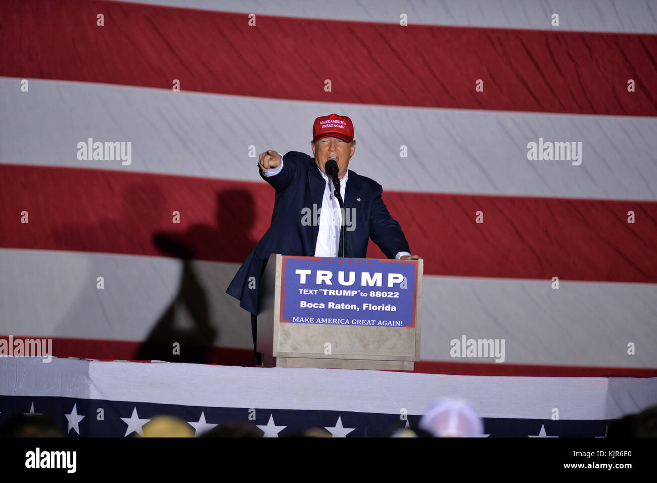 BOCA RATON, FL - MARCH 13: Republican presidential candidate Donald ...