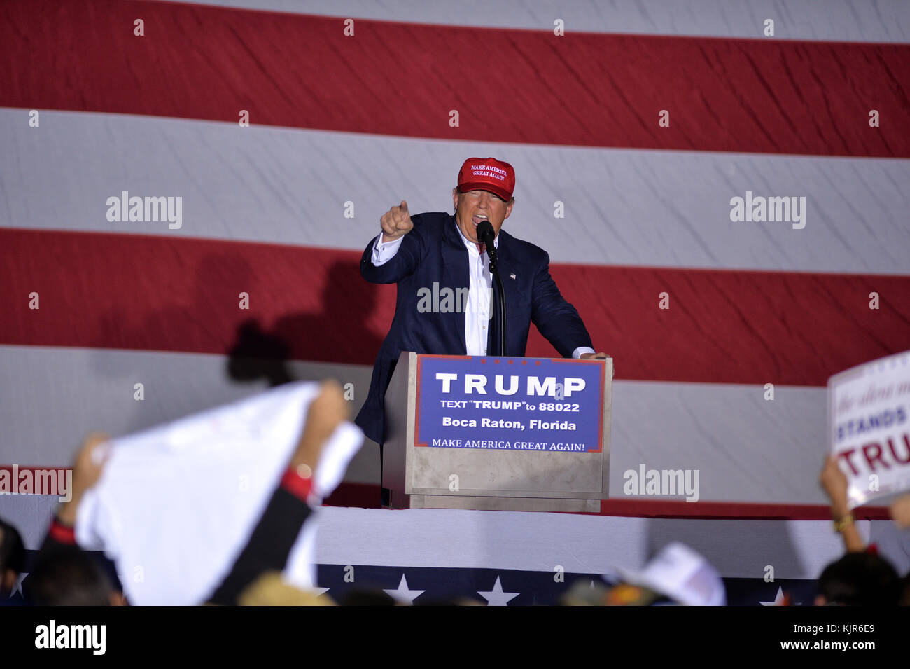 BOCA RATON, FL - MARCH 13: Republican presidential candidate Donald ...