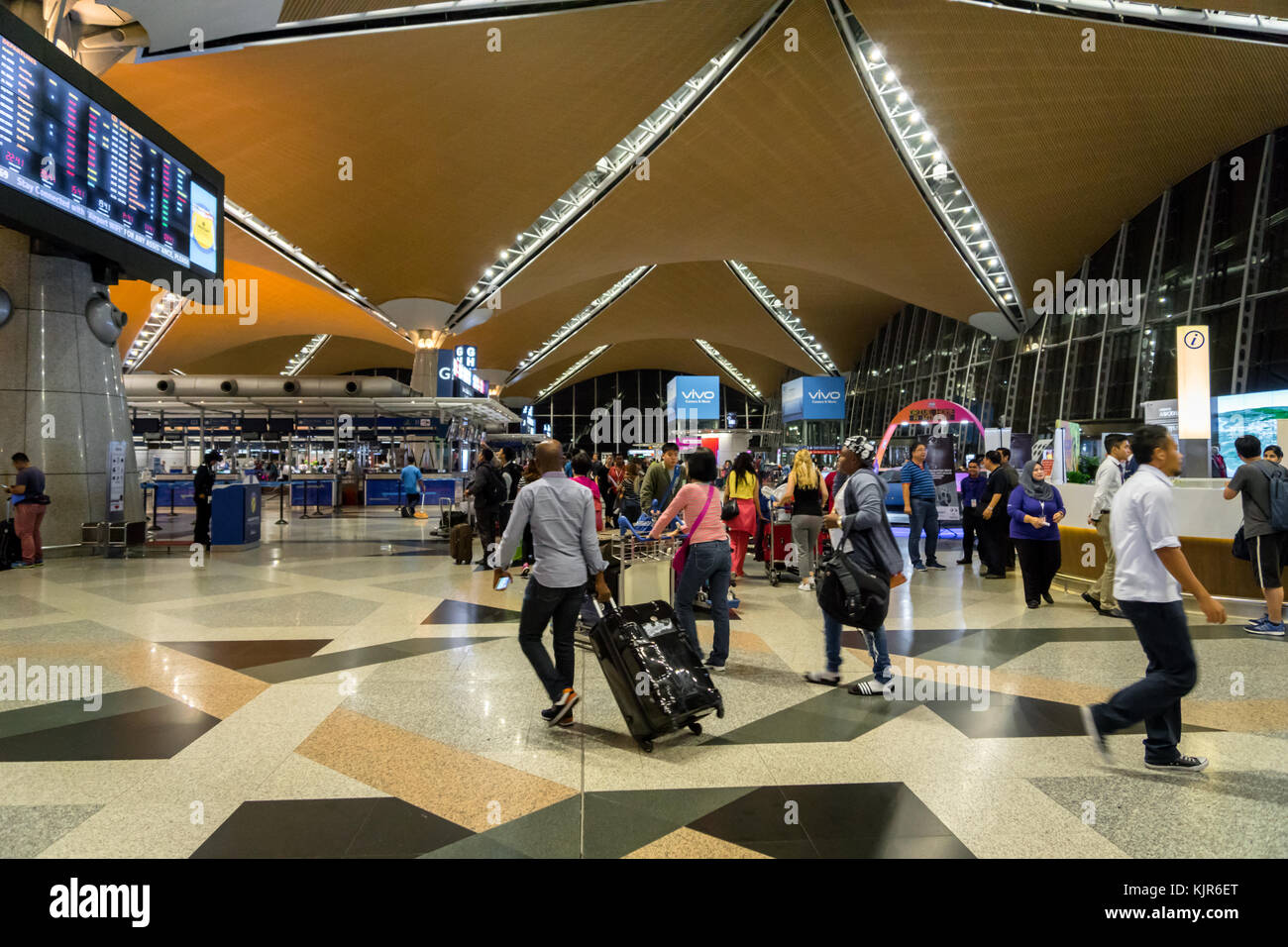 Kuala Lumpur, Malaysia - November 2017: Kuala Lumpur International ...