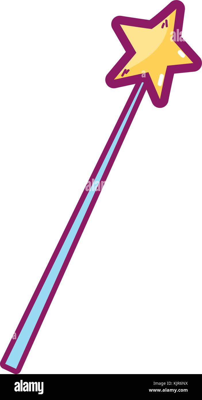 Isolated magic wand design Stock Vector Image & Art - Alamy