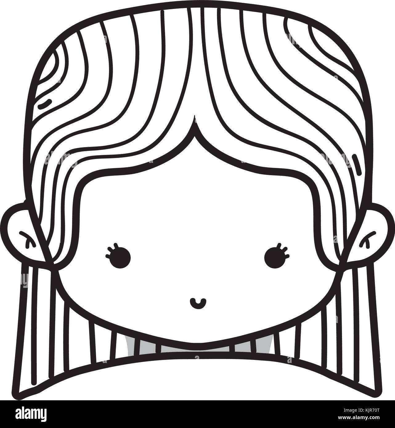 Isolated girl design Stock Vector Image & Art - Alamy