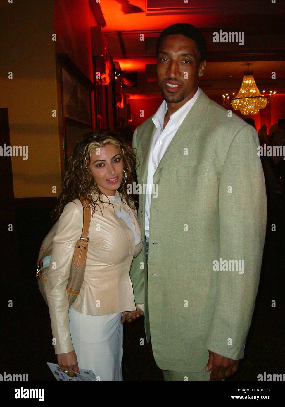 MIAMI BEACH, FL - OCTOBER 3: EXCLUSIVE COVERAGE - Scotti Pippen and ...