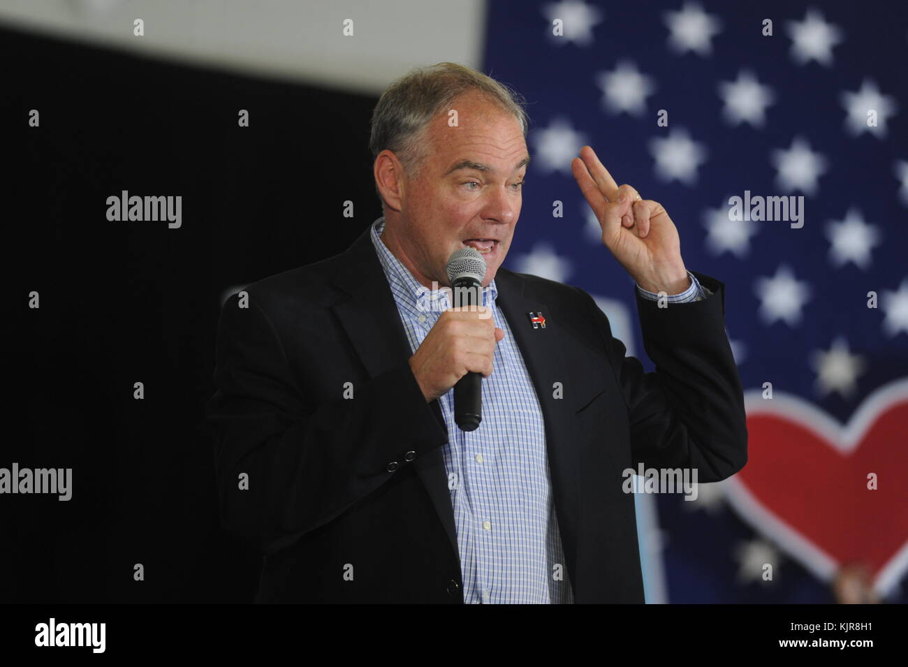PHILADELPHIA, PA -AUGUST 31: Tim Kaine Hanover Township Community ...