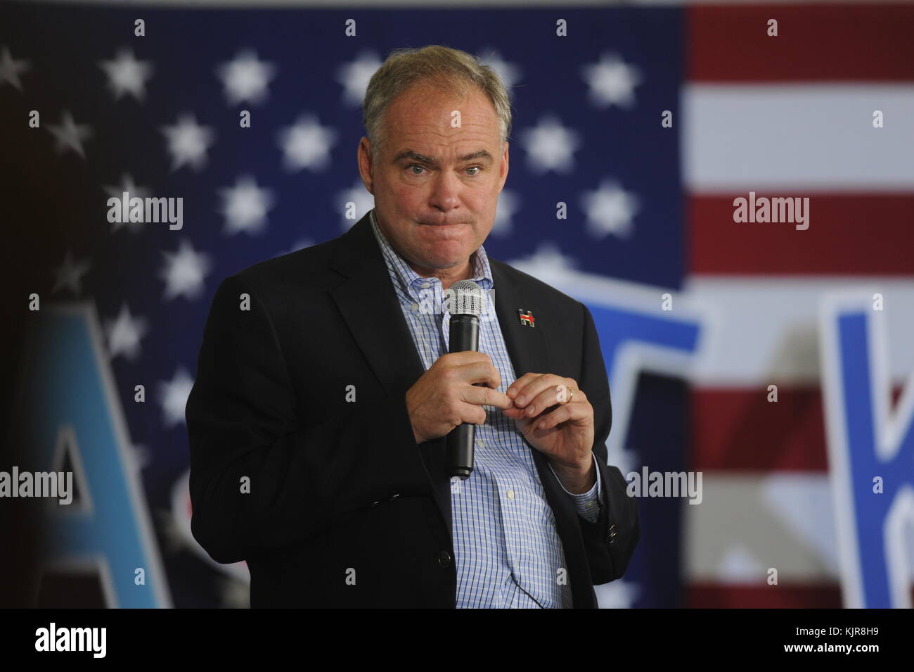 PHILADELPHIA, PA -AUGUST 31: Tim Kaine Hanover Township Community ...