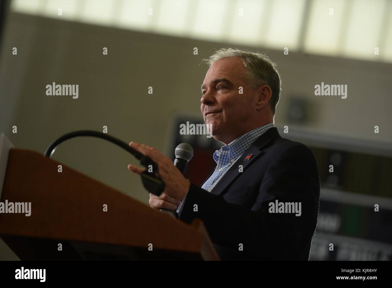 PHILADELPHIA, PA -AUGUST 31: Tim Kaine Hanover Township Community ...