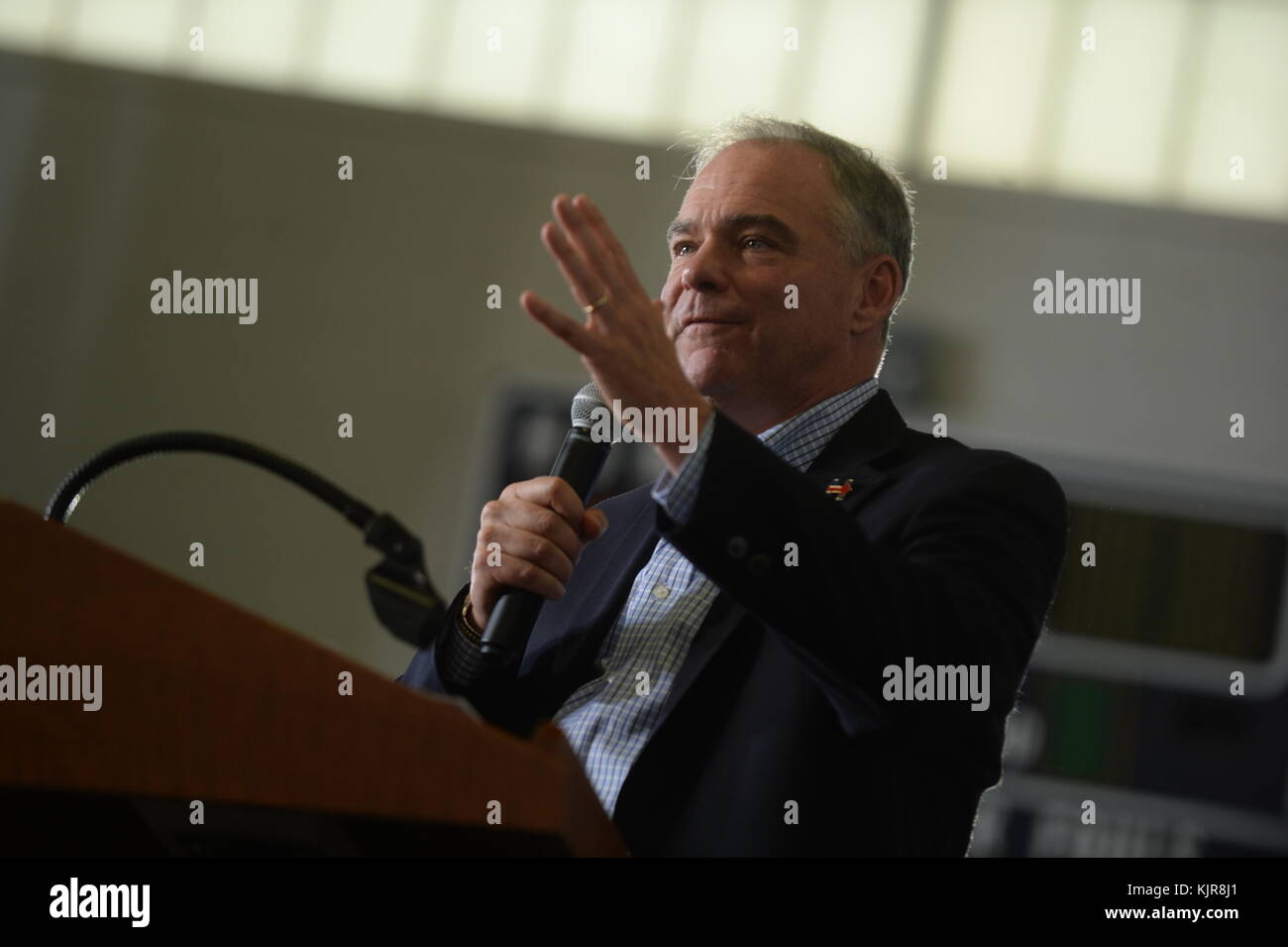 PHILADELPHIA, PA -AUGUST 31: Tim Kaine Hanover Township Community ...