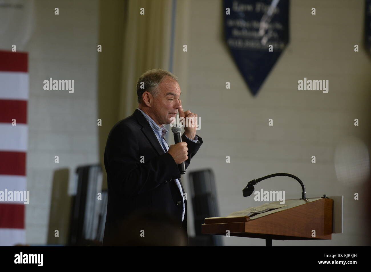 PHILADELPHIA, PA -AUGUST 31: Tim Kaine Hanover Township Community ...