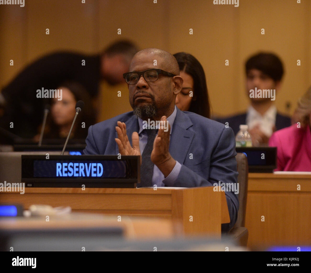 NEW YORK, NY - SEPTEMBER 16: Forest Whitaker at the United Nations for ...