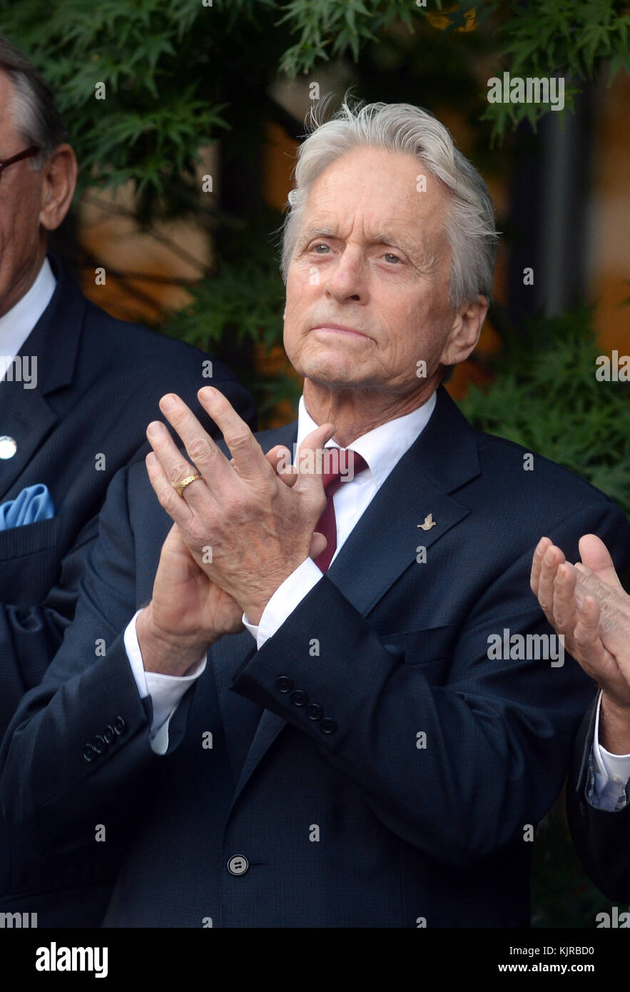 NEW YORK, NY - SEPTEMBER 16: Michael Douglas at the UN messengers of ...