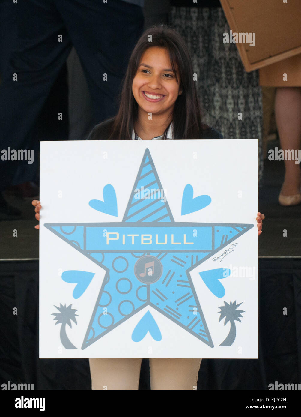 MIAMI, FL - JANUARY 15: Pitbull, Governor Rick Scott, Mayor Tomas ...