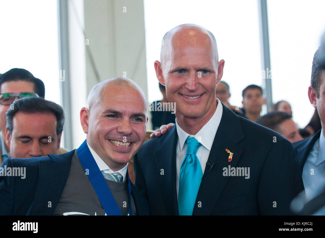 Pitbull and rick scott hi-res stock photography and images - Alamy
