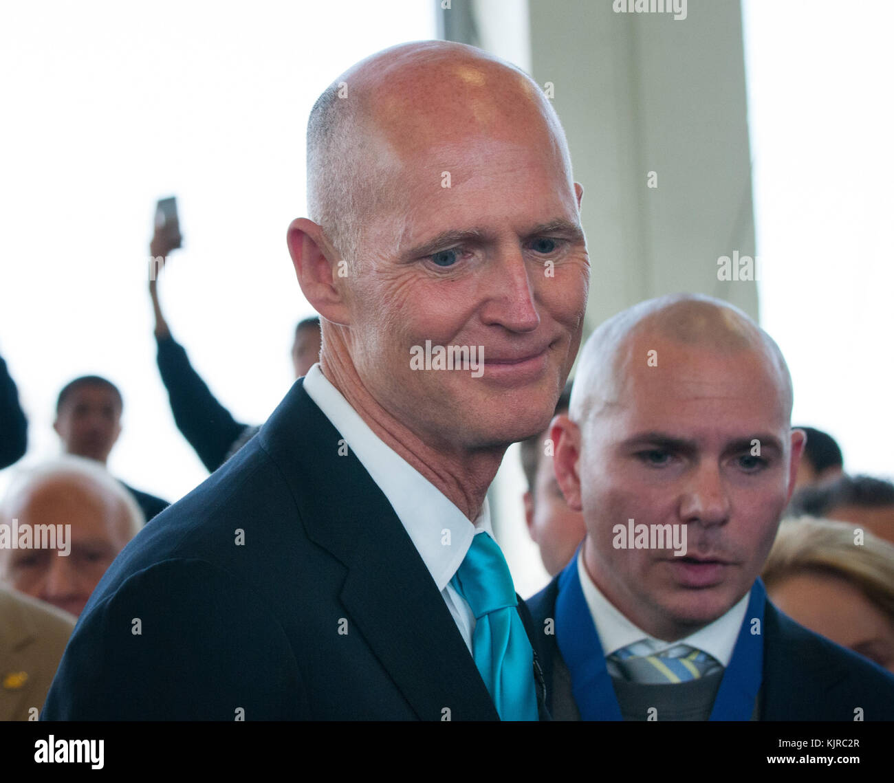 Pitbull and rick scott hi-res stock photography and images - Alamy