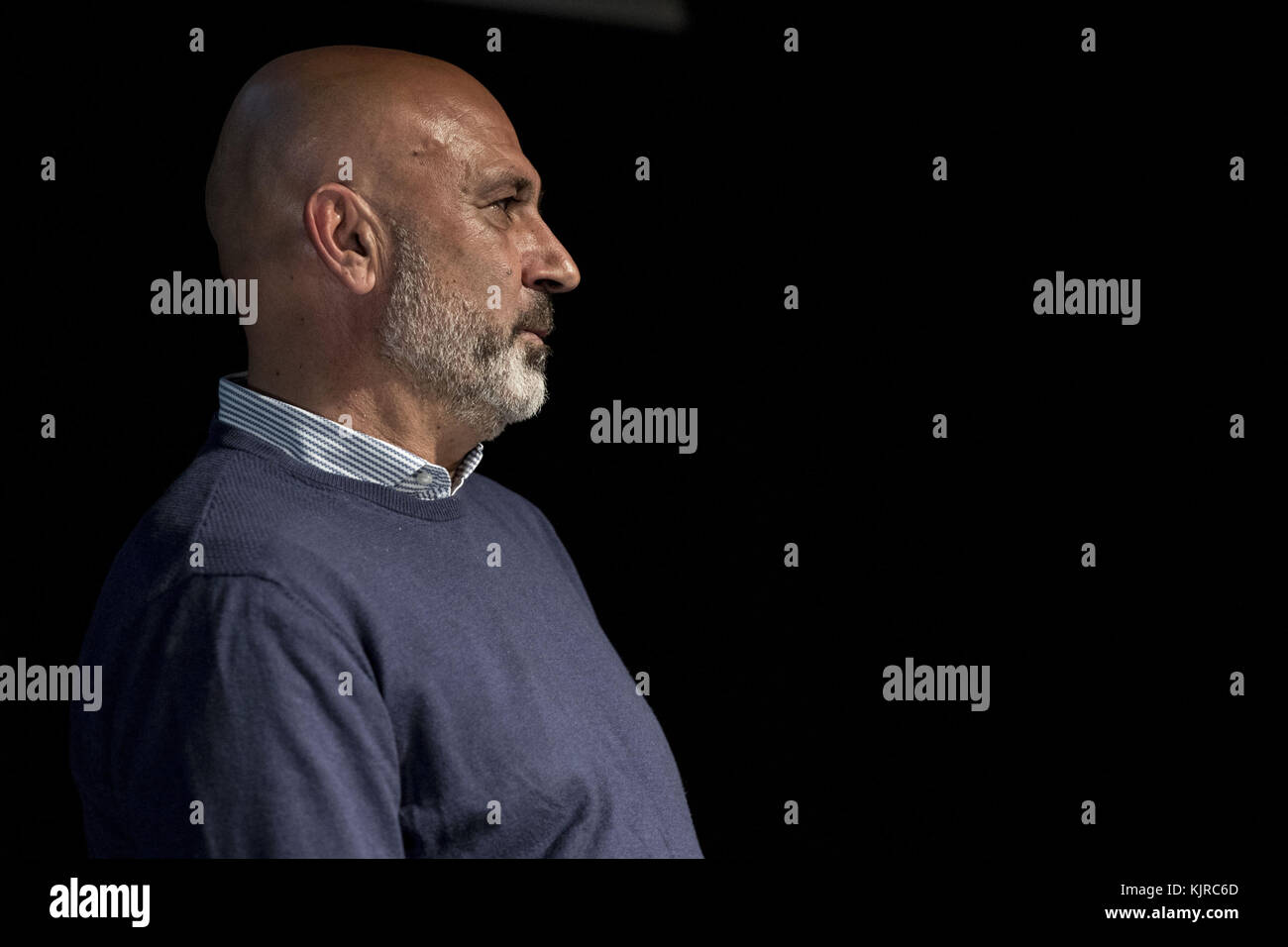 Sergio Pirozzi, Mayor of Amatrice, attends a presentation for his book ...