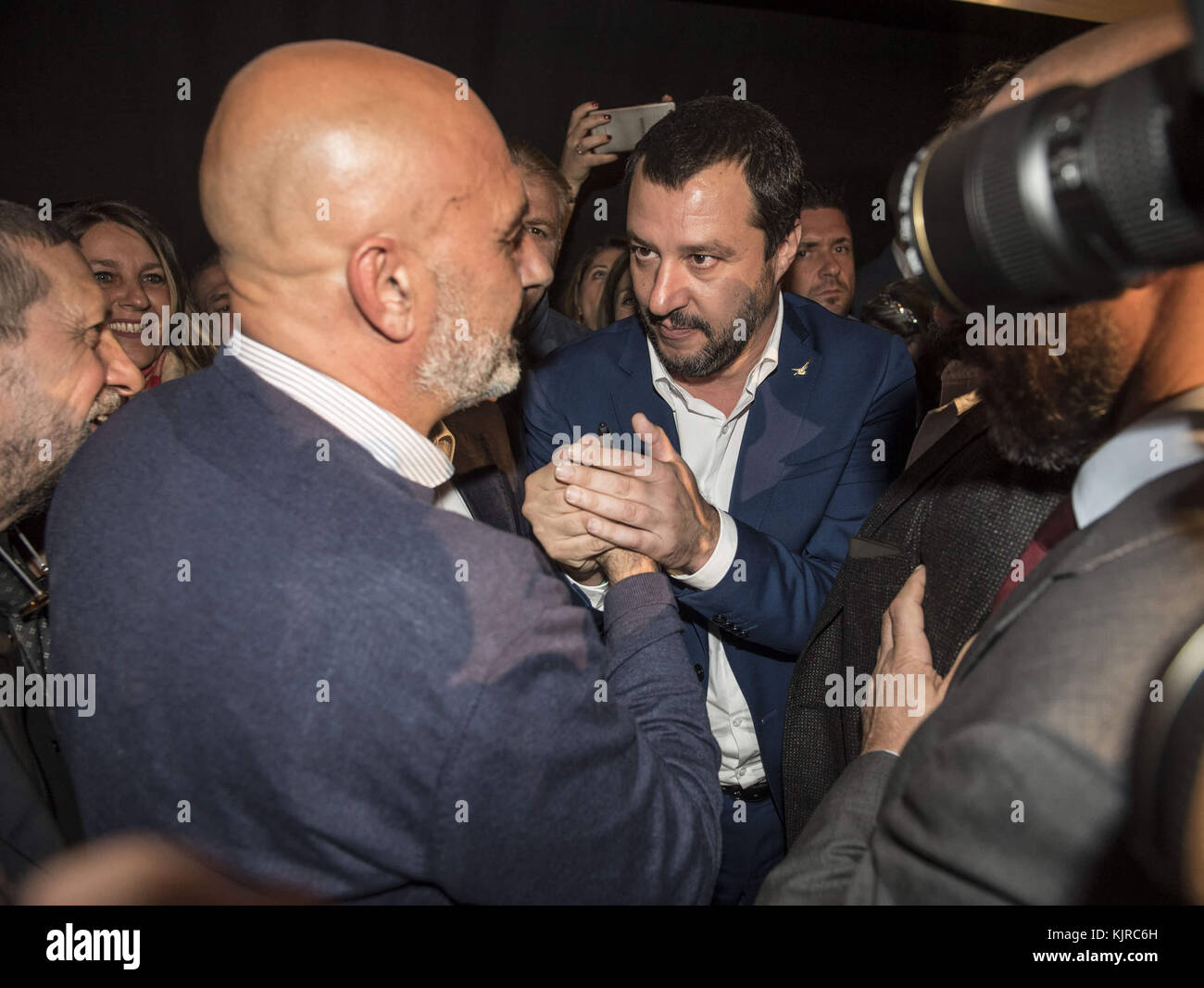 Sergio Pirozzi, Mayor of Amatrice, attends a presentation for his book ...