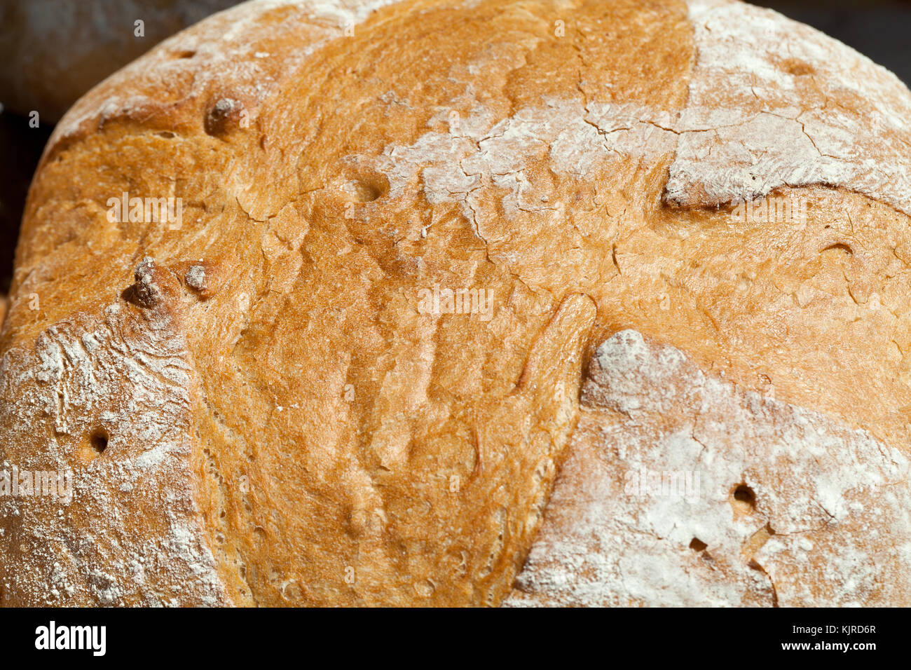 large loaves of bread traditionally roasted Stock Photo - Alamy