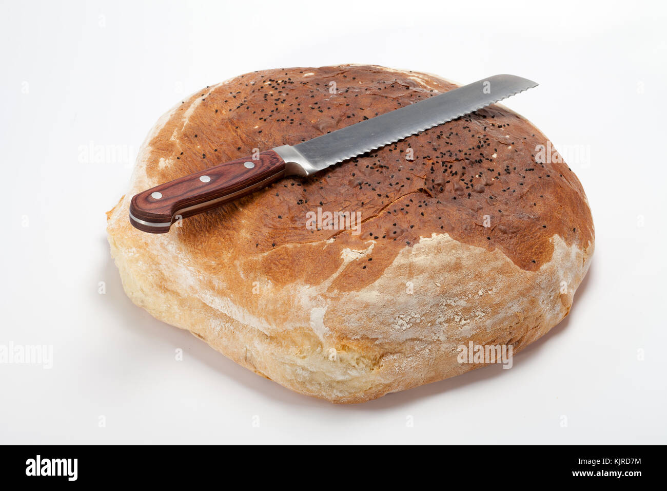 large loaves of bread traditionally roasted Stock Photo - Alamy
