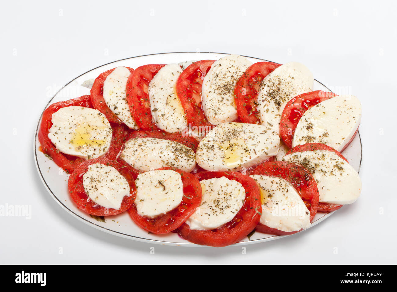 tomatos and mozarella cheese Stock Photo - Alamy