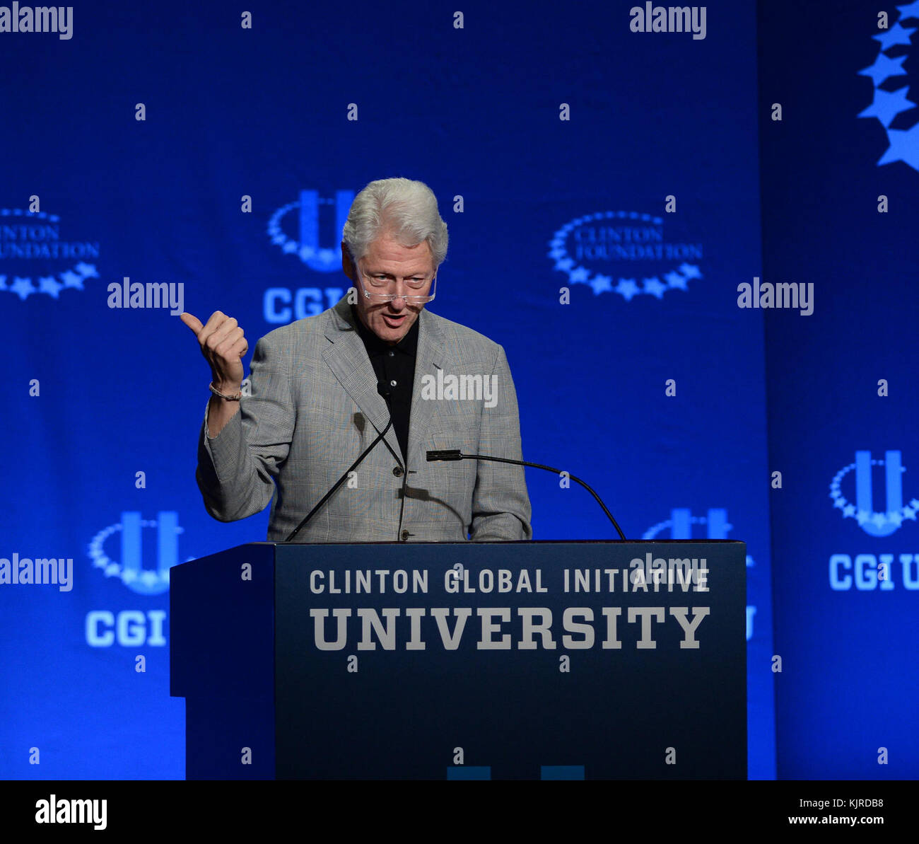 CORAL GABLES, FL - MARCH 07: Former President Bill Clinton, Founding ...