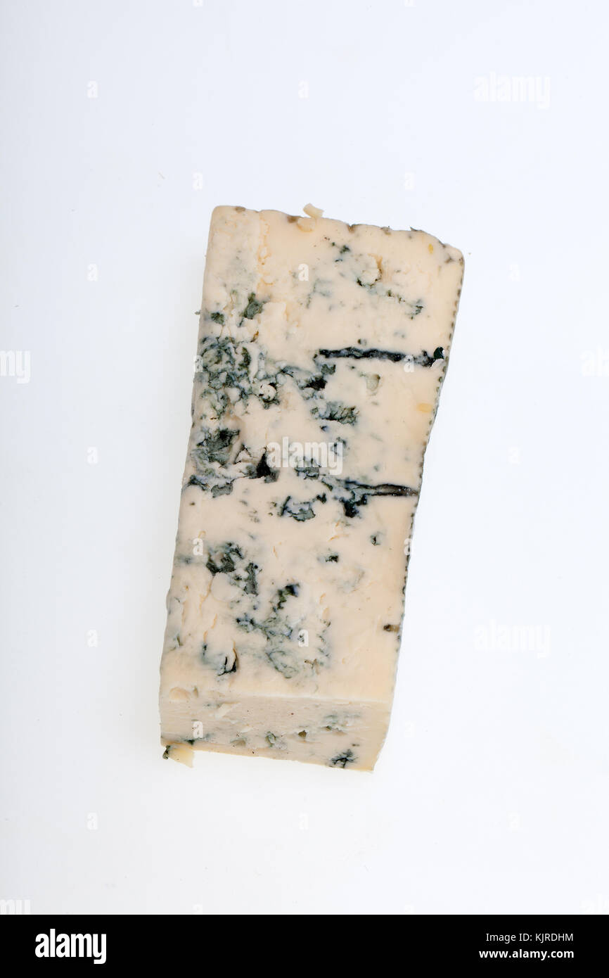 blue cheese isolated on white background Stock Photo - Alamy