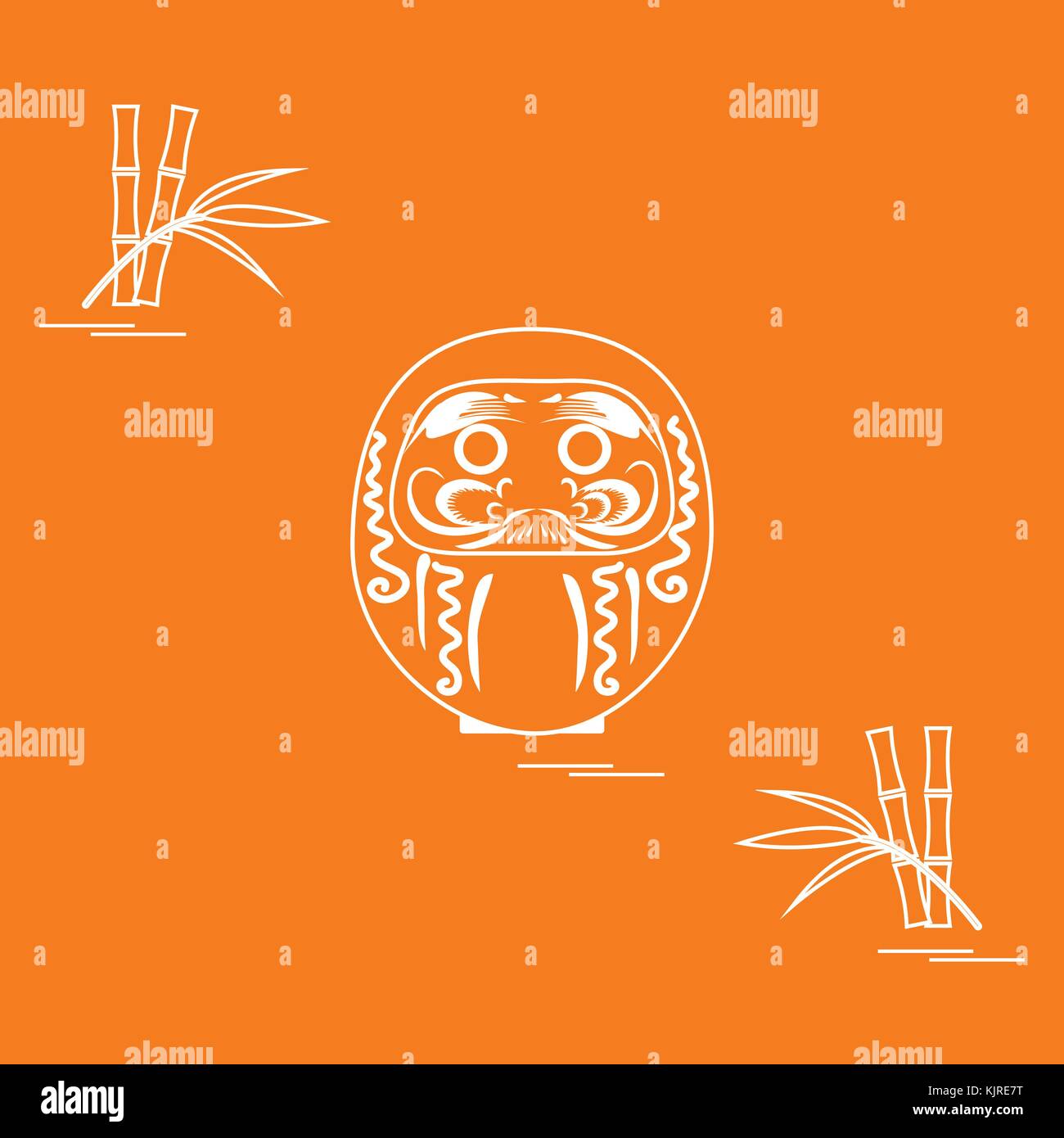 Daruma - Japanese traditional doll roly-poly. The annual new year's ...