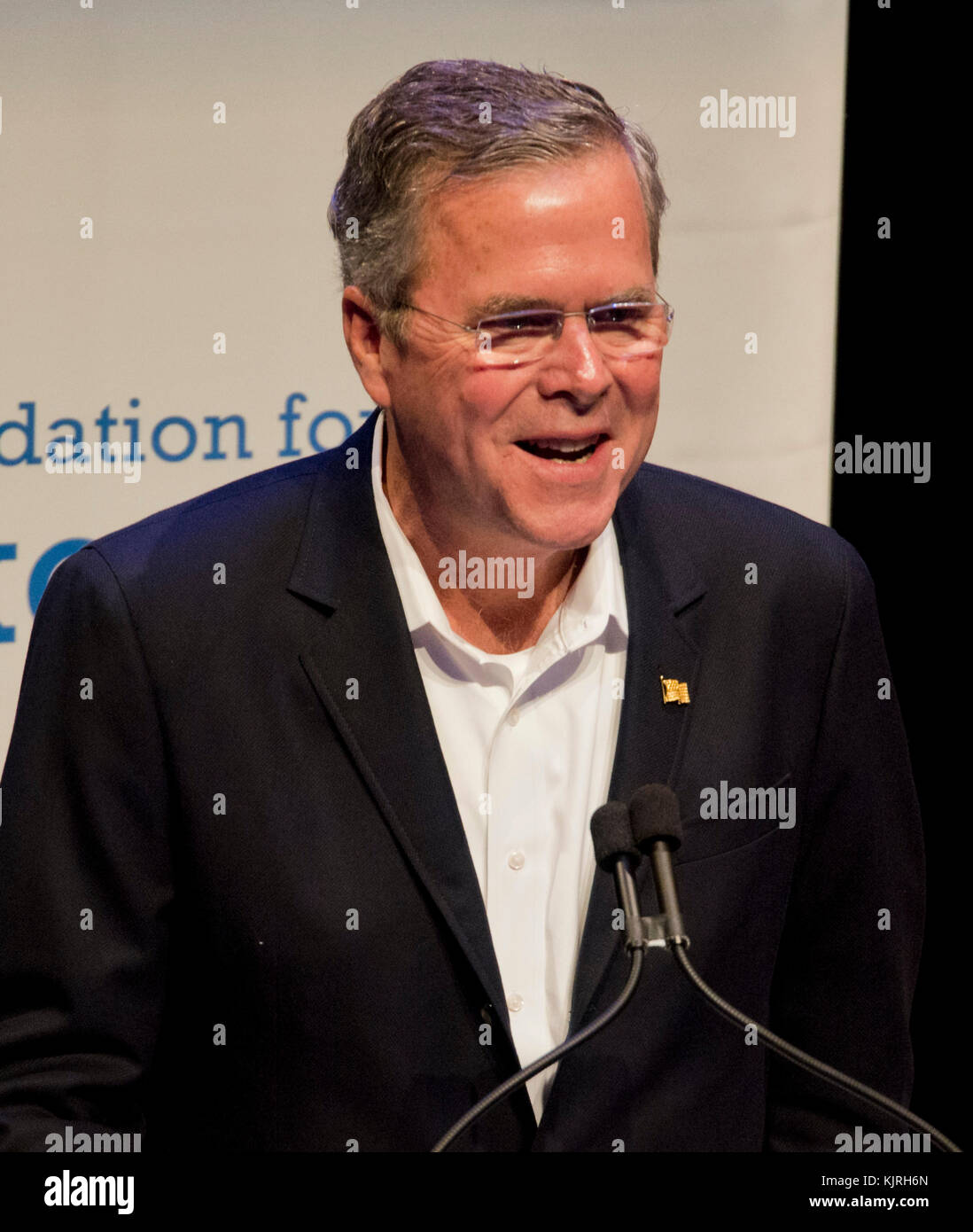 MIAMI, FL - JUNE 15: Former Florida Governor Jeb Bush at the 2015 Arts ...
