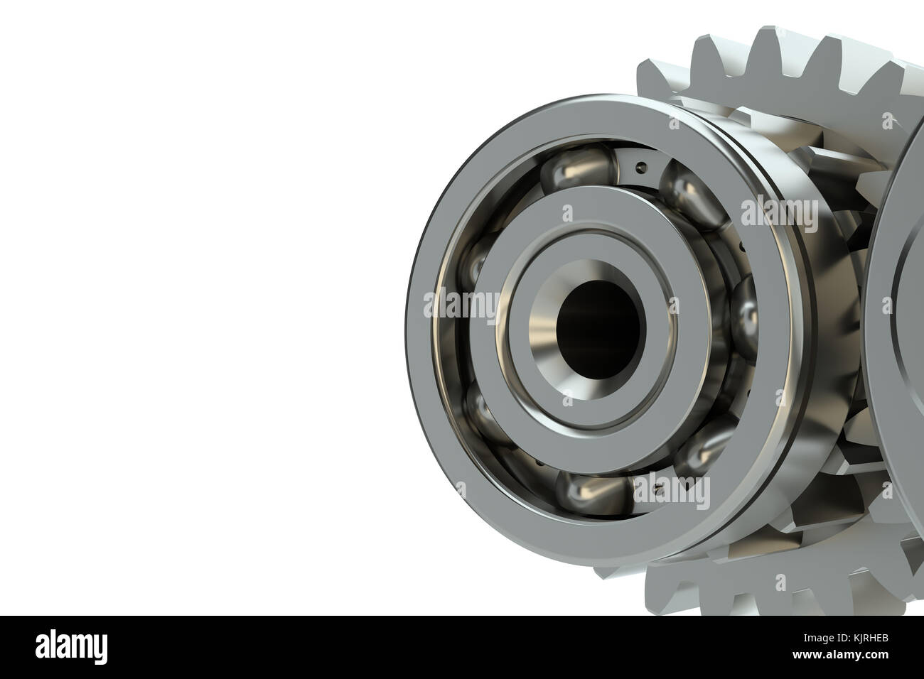 Cog gears mechanism concept. 3d illustration Stock Photo - Alamy