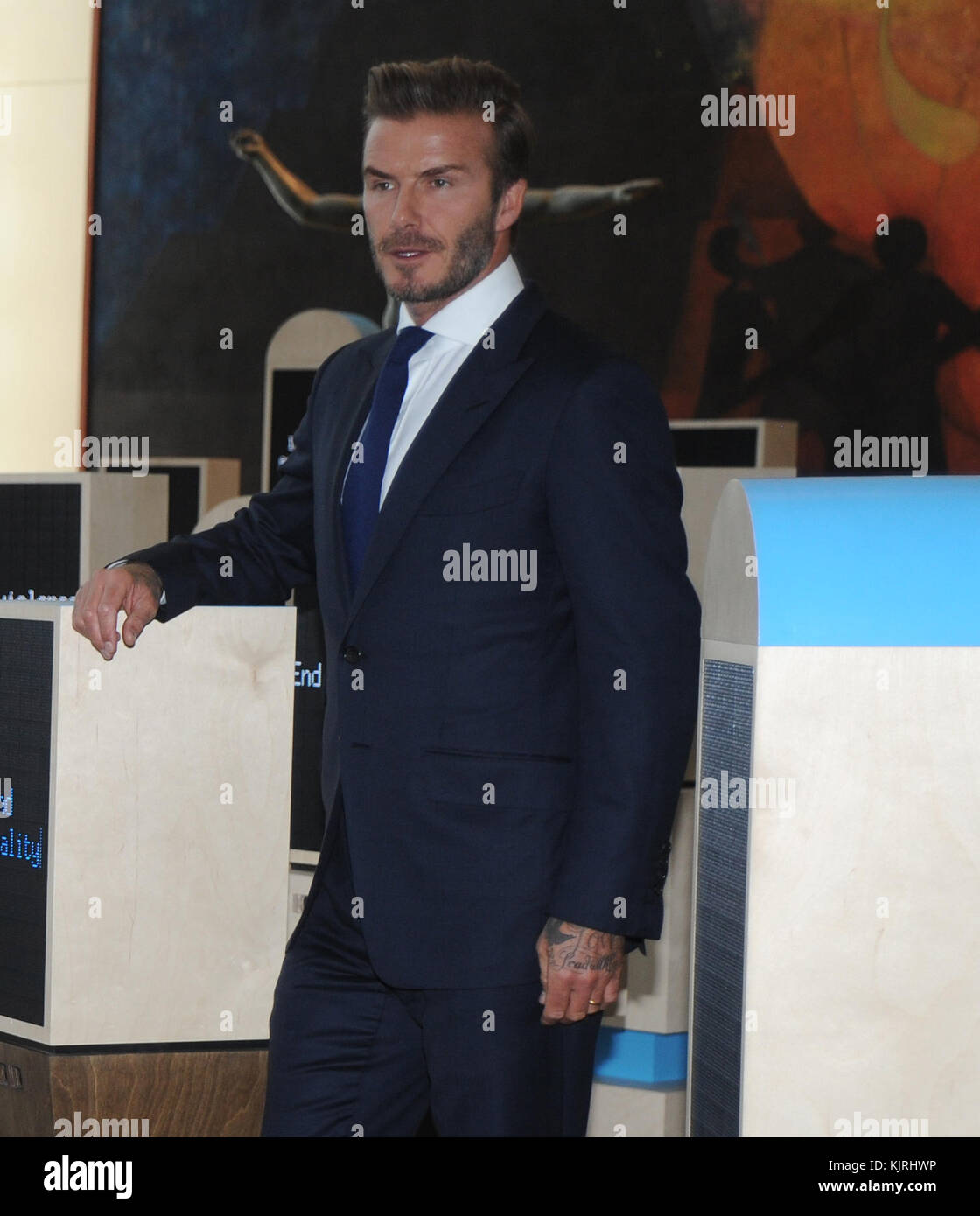 NEW YORK, NY - SEPTEMBER 24: UNICEF Goodwill Ambassador David Beckham ...