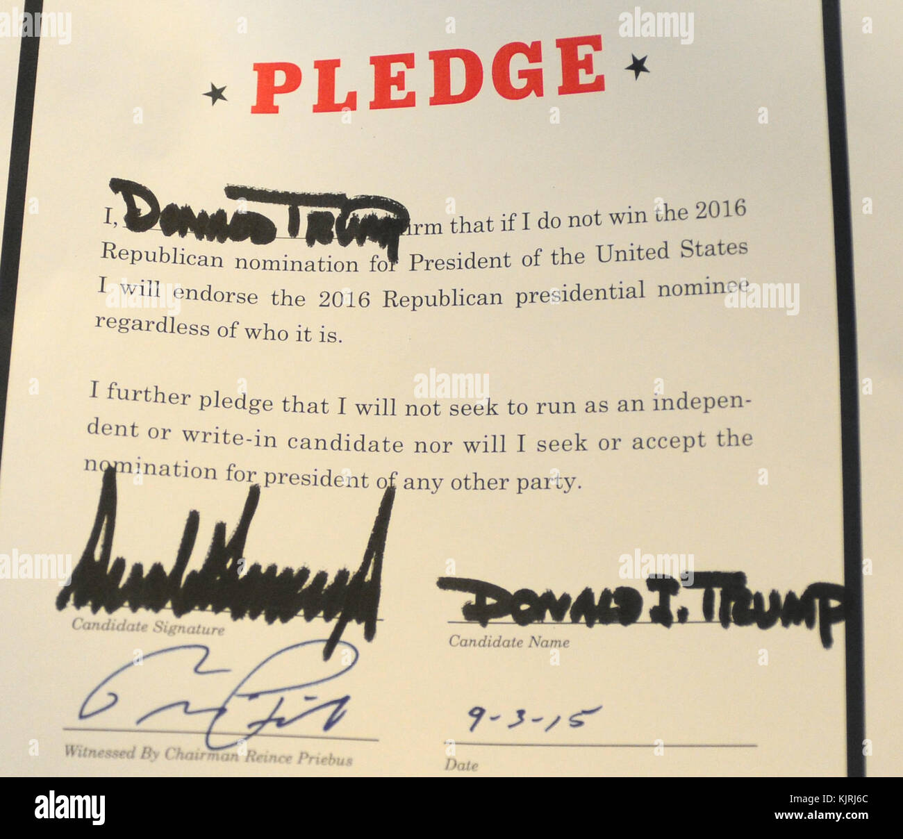 NEW YORK, NY - SEPTEMBER 03: GOP presidential front-runner Donald Trump ...