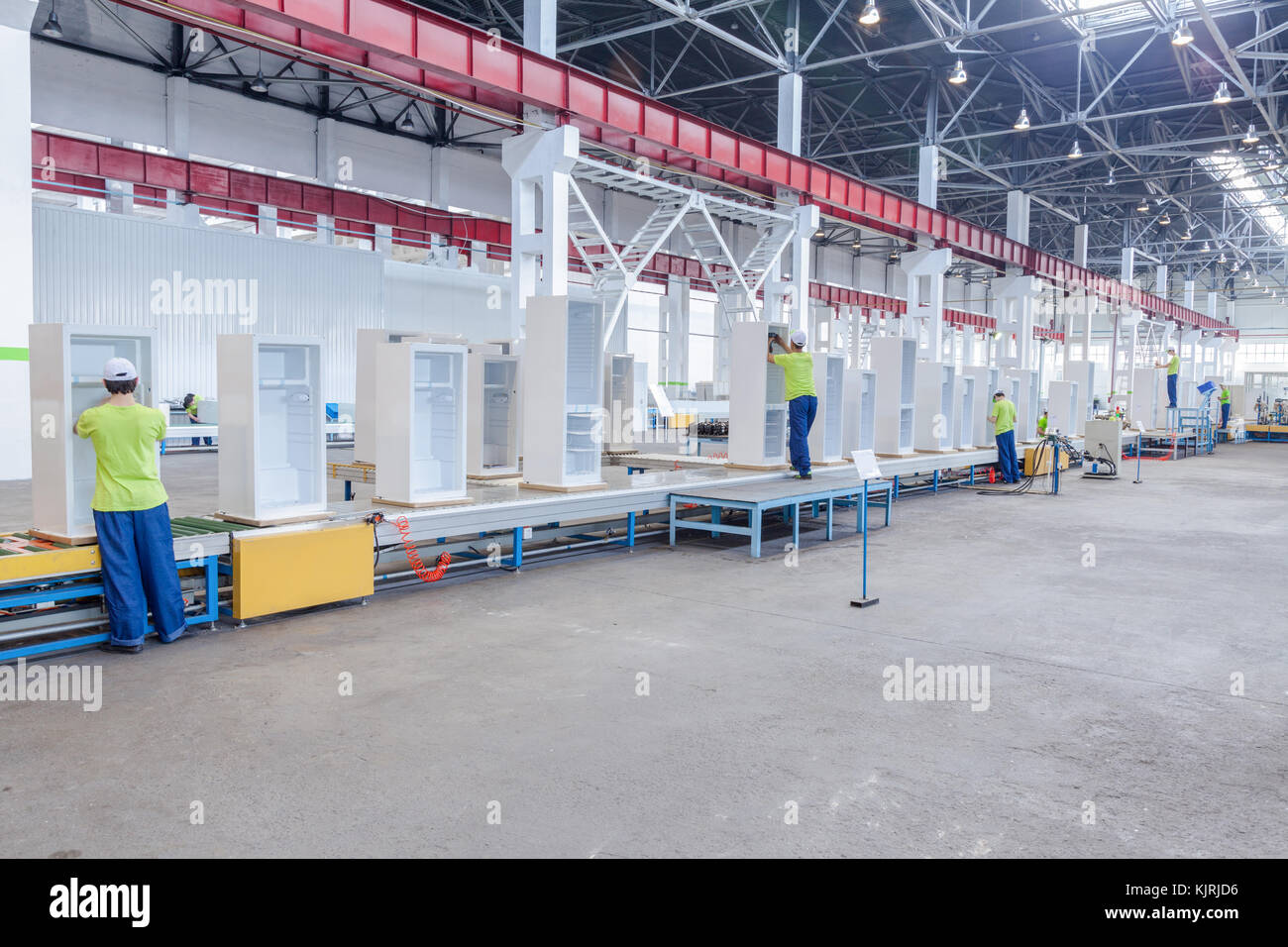 Assembly Line Workers Manufacturing High Resolution Stock Photography ...