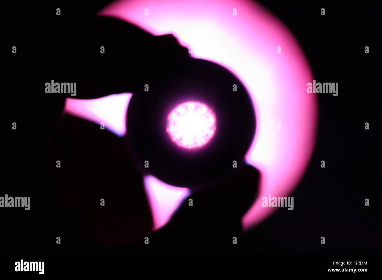 Plasma globe or tesla ball lamp Stock Photo - Alamy