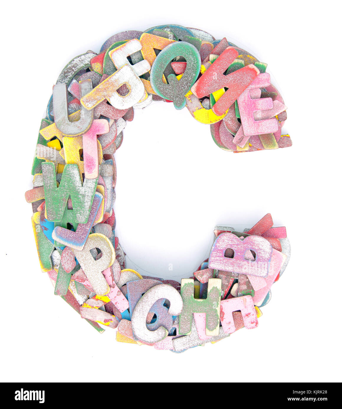 Weathered letters old sign Cut Out Stock Images & Pictures - Alamy