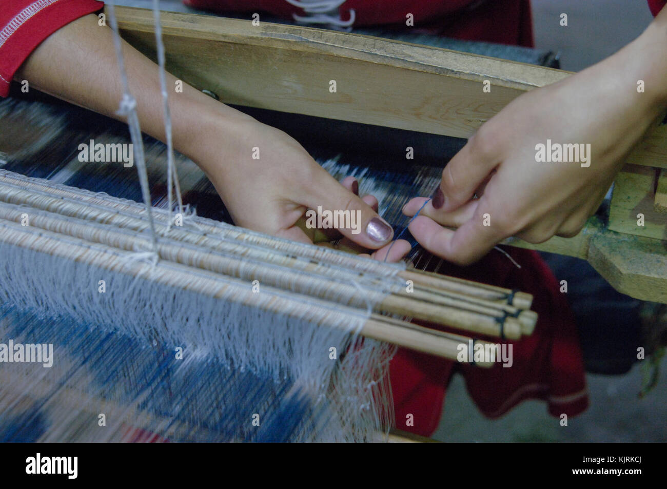 Textile Weaving Ancient Stock Photos & Textile Weaving Ancient Stock ...