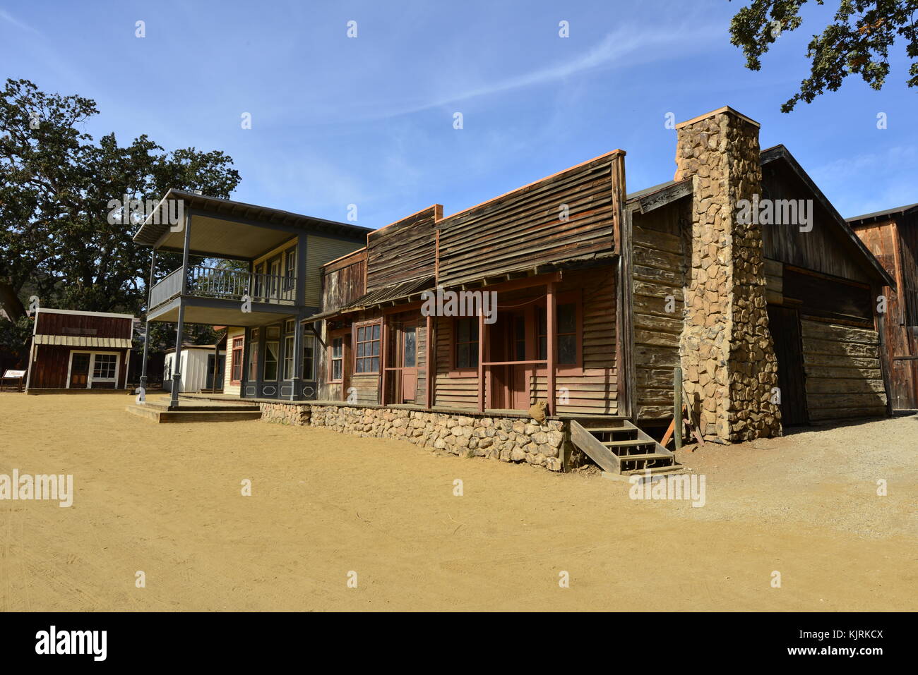 A Wild West Ghost town in America Stock Photo - Alamy