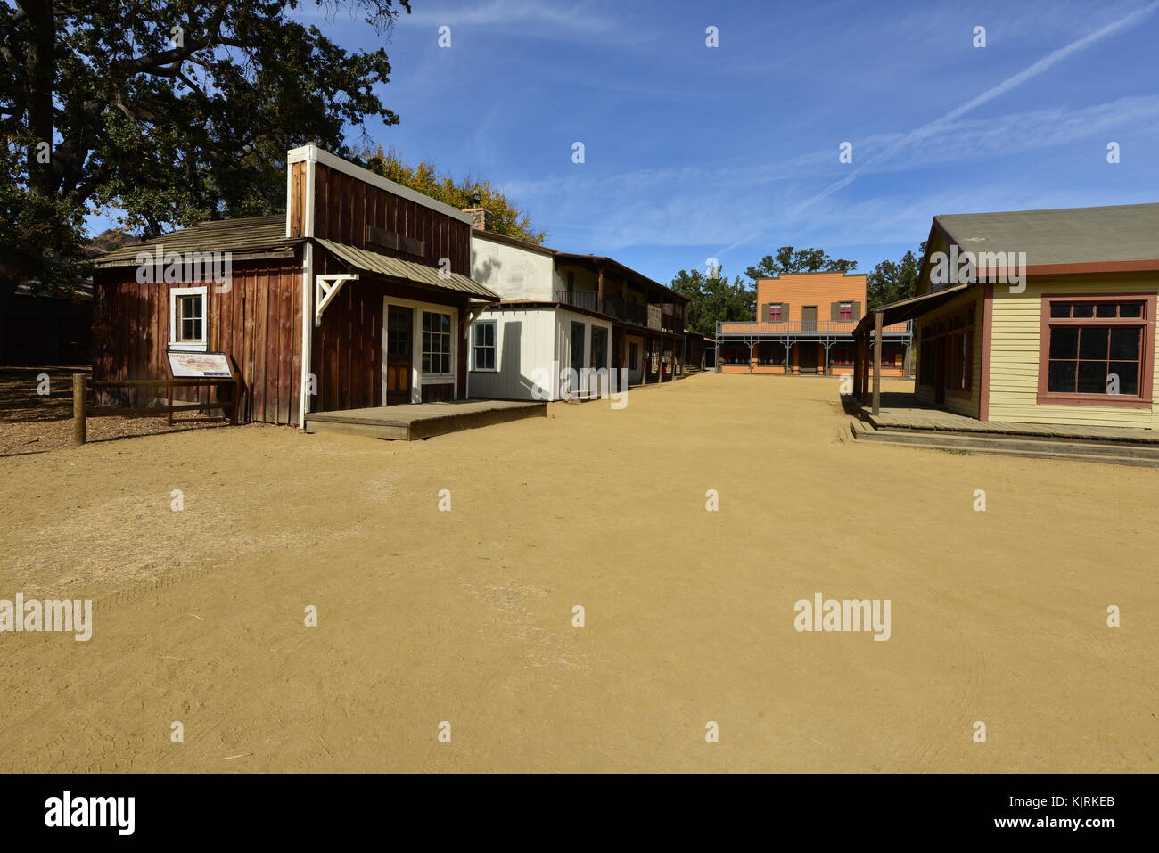 A Wild West Ghost town in America Stock Photo - Alamy