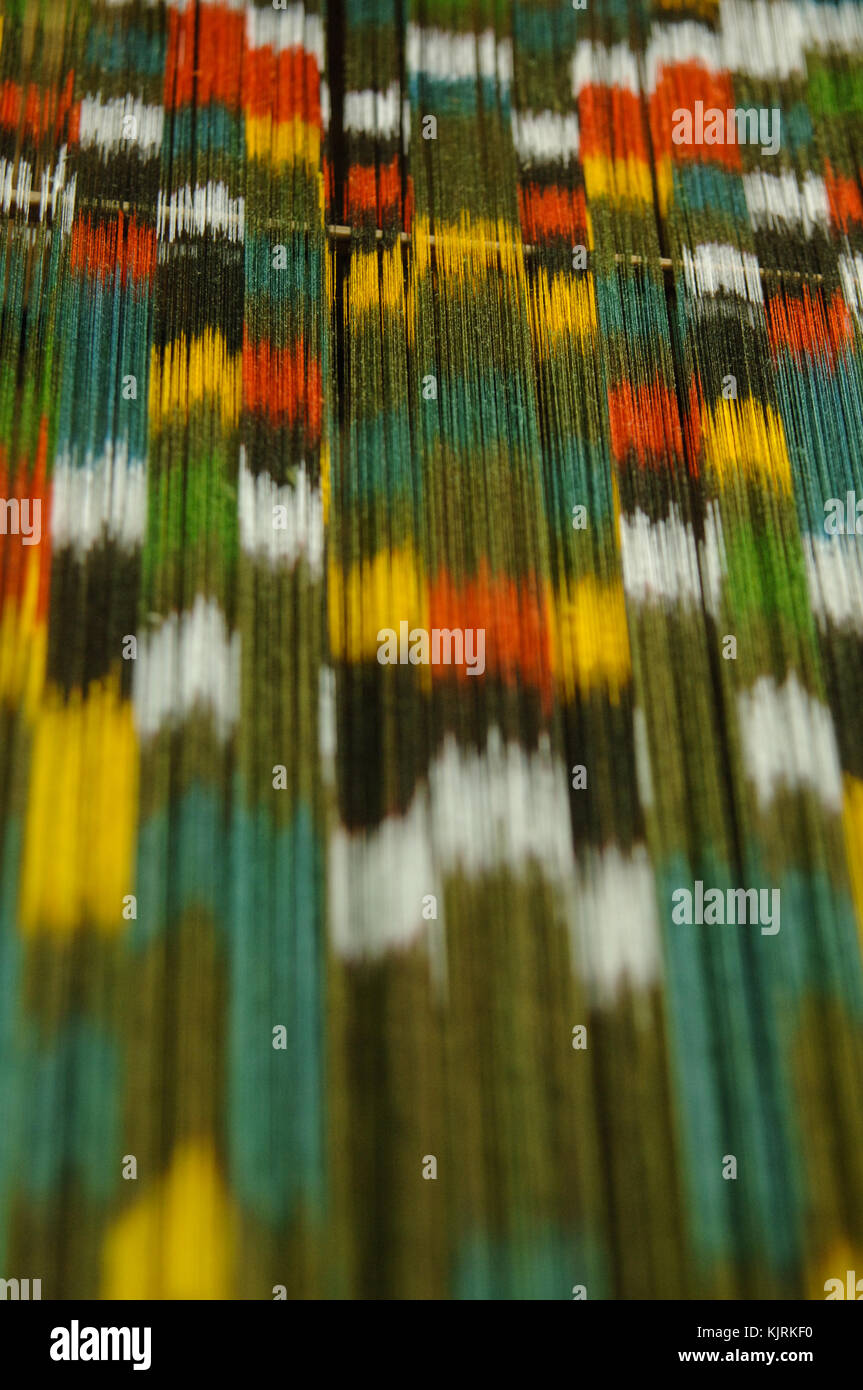 Colorful weaving closeup hi-res stock photography and images - Alamy