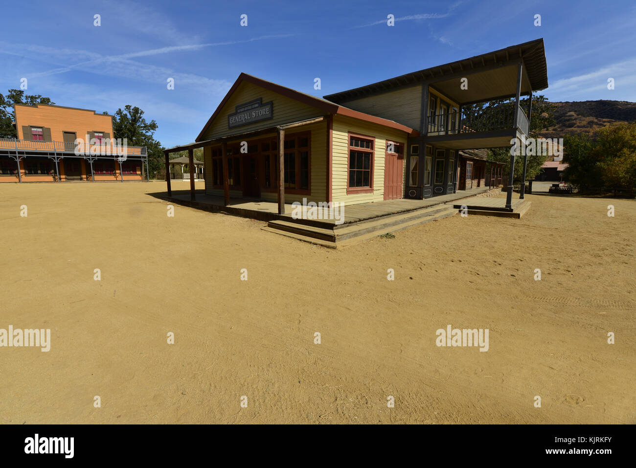 A Wild West Ghost town in America Stock Photo - Alamy